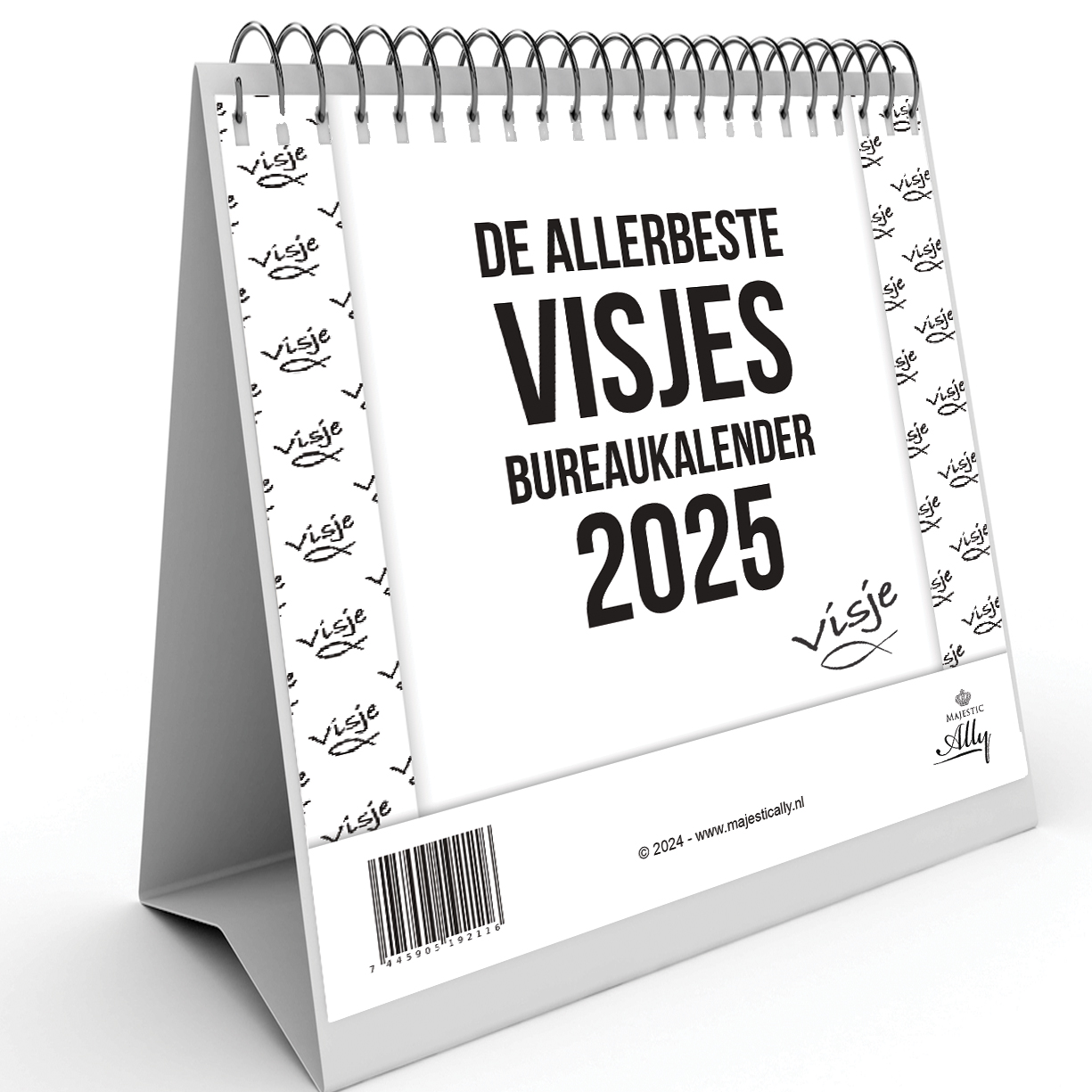 Bureaukalender 2025 met Visje - MajesticAlly